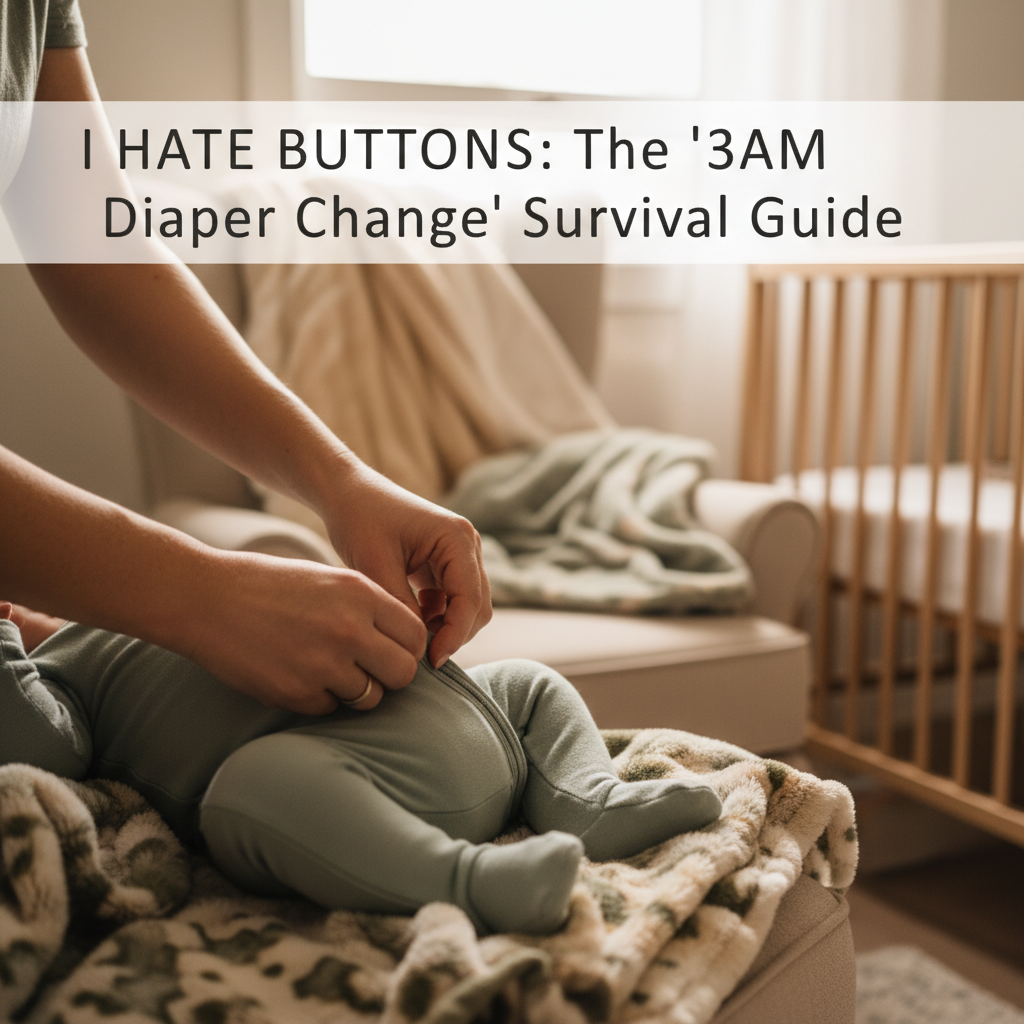 I Hate Buttons: The "3AM Diaper Change" Survival Guide. – Organic ...