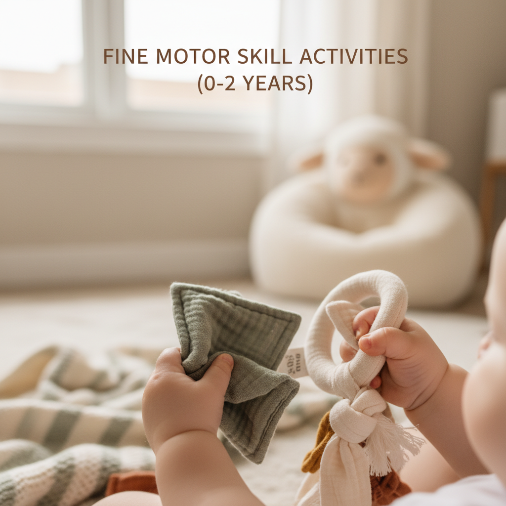 Fine Motor Skill Activities (0-2 Years) – Organic Cotton Clubs